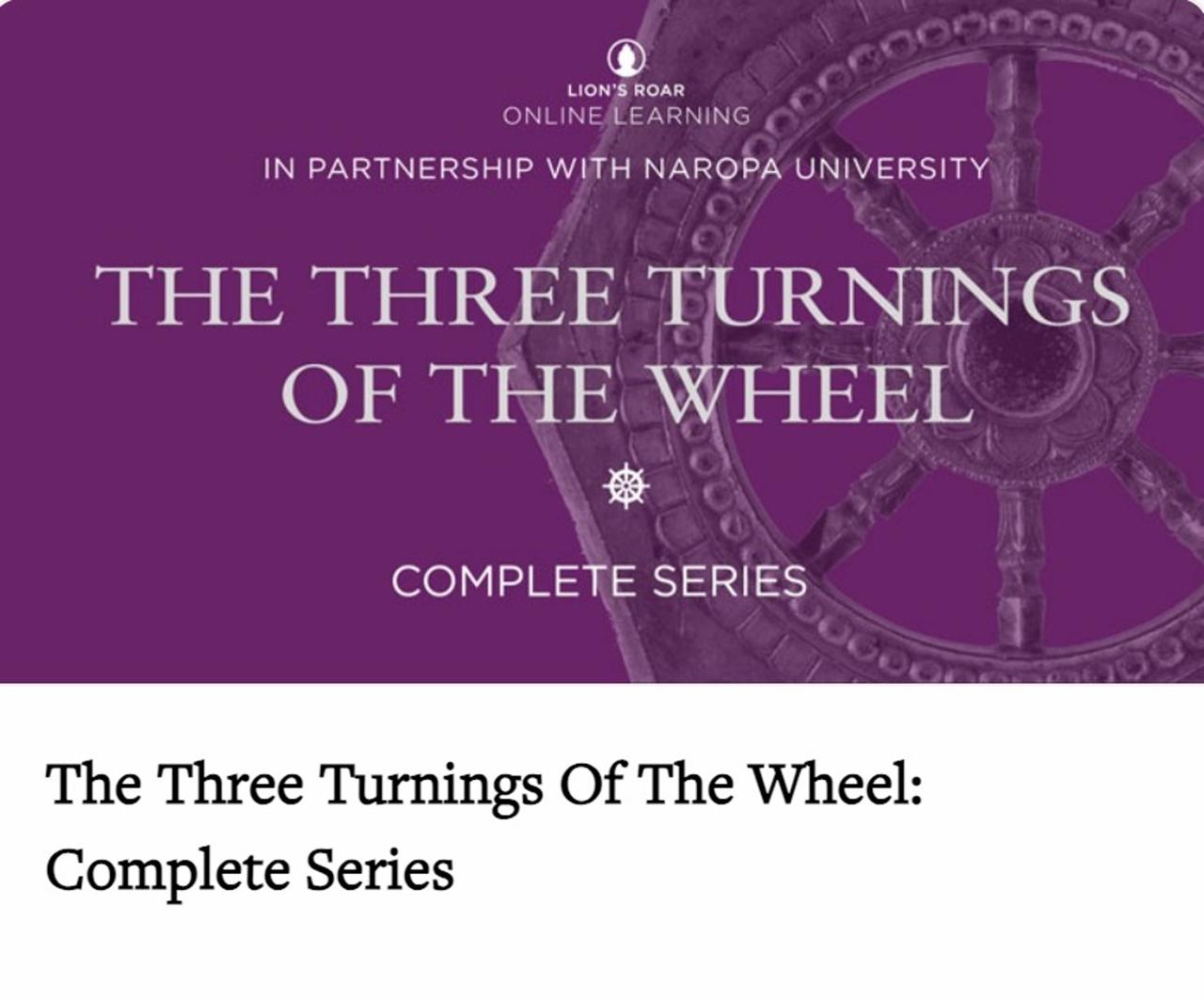 Lion's Roar Online: _3 Turnings of the Wheel_ Course | Powered by Givergy